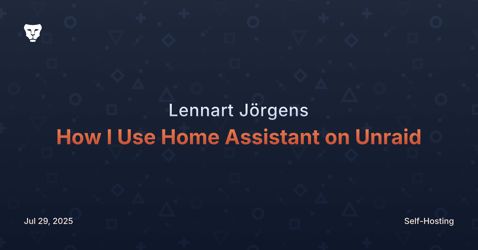 How I Use Home Assistant on Unraid